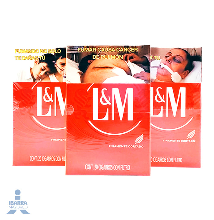 cigarros l&m 1 cajetilla | Ibarra Mayoreo