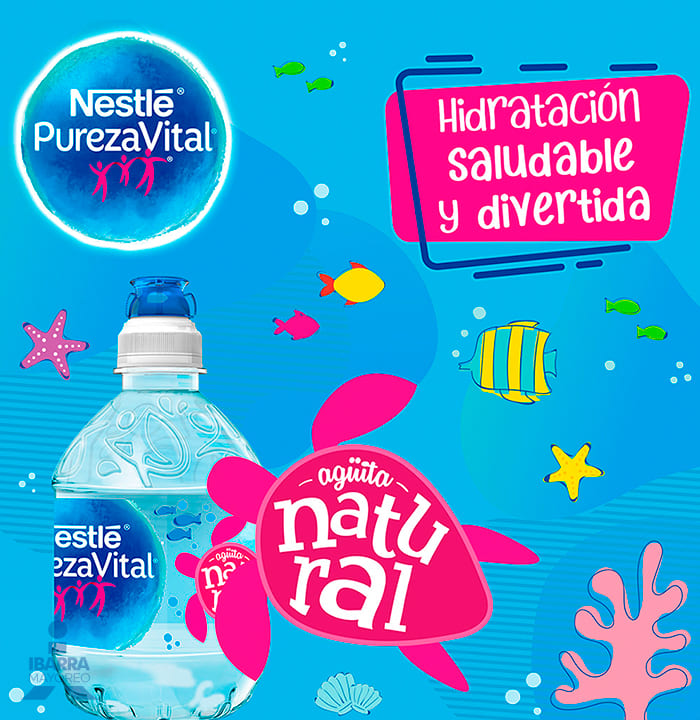 agua natural nestle pureza vital kids botella 300 ml | Ibarra Mayoreo