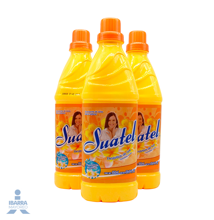 Suavizante Suatel Destellos De Sol 850 Ml Ibarra Mayoreo