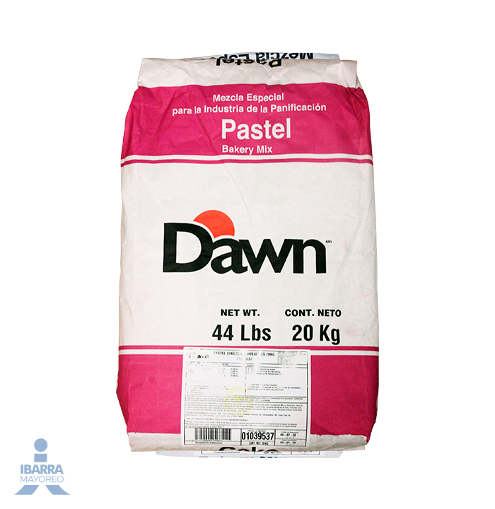 HARINA PARA PASTEL DAWN CHOCOLATE HOLANDES 20 KG | Ibarra Mayoreo