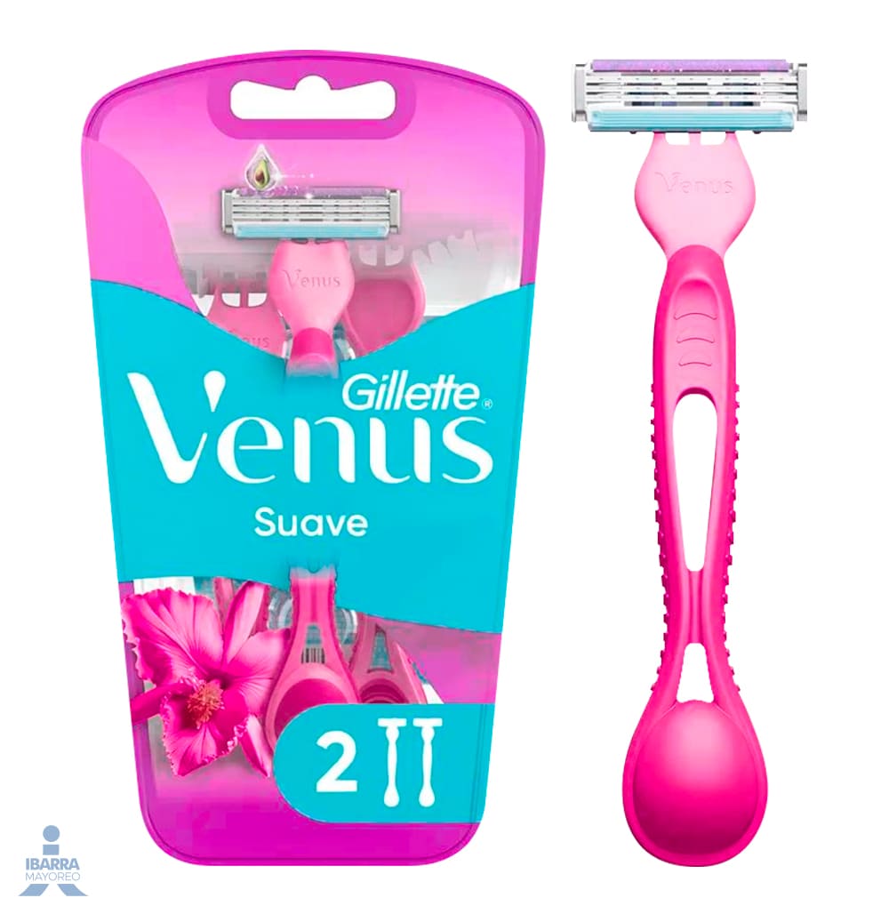 rastrillo gillette venus 2 pzas | Ibarra Mayoreo