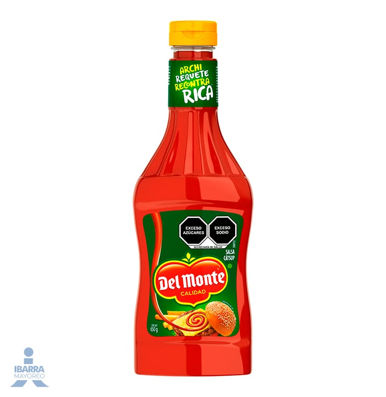 salsa catsup del monte squeezable 650 g | Ibarra Mayoreo