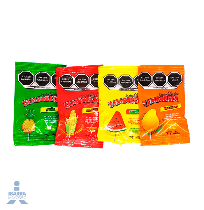 paleta tamboreta 20 pzas | Ibarra Mayoreo