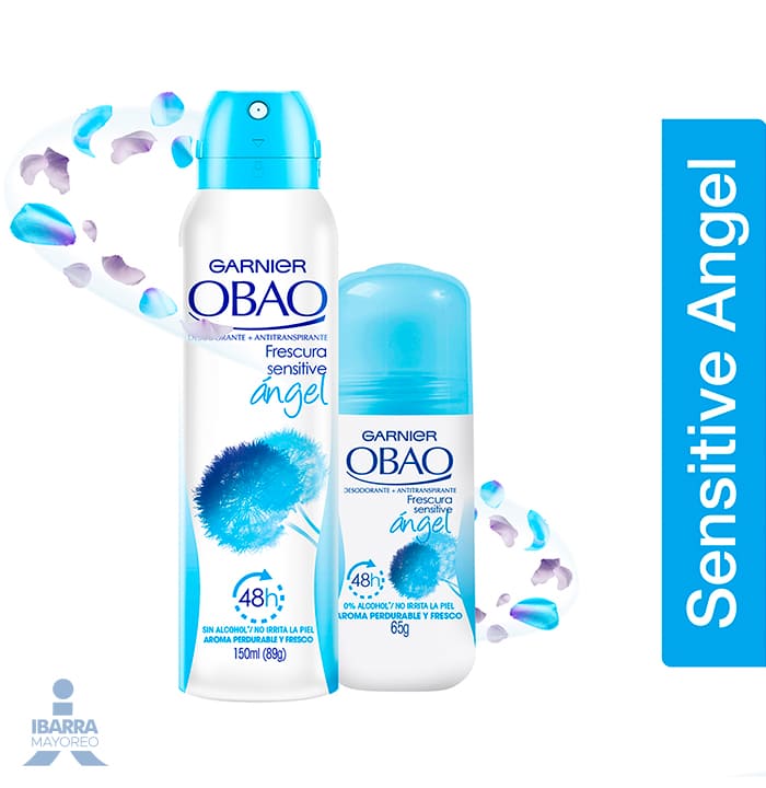 DESODORANTE OBAO MUJER FRESCURA SENSITIVE AEROSOL 150 ML | Ibarra Mayoreo
