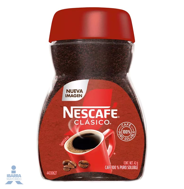 cafe soluble nescafe clasico 42 g | Ibarra Mayoreo