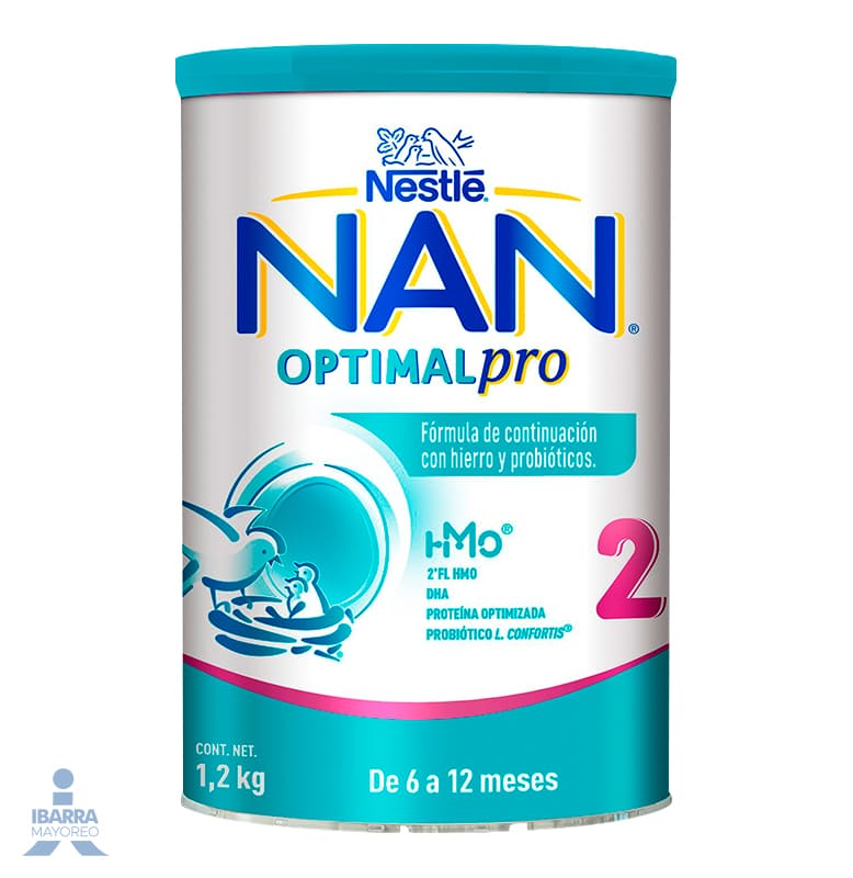 formula infantil nan 2 optimal pro 6 a 12 meses 1 2 kg | Ibarra Mayoreo