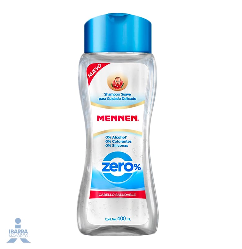 shampoo mennen zero 400 ml | Ibarra Mayoreo