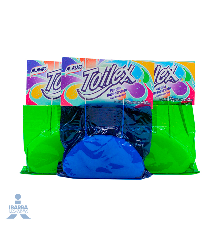 pastilla sanitaria toilex 72 g | Ibarra Mayoreo