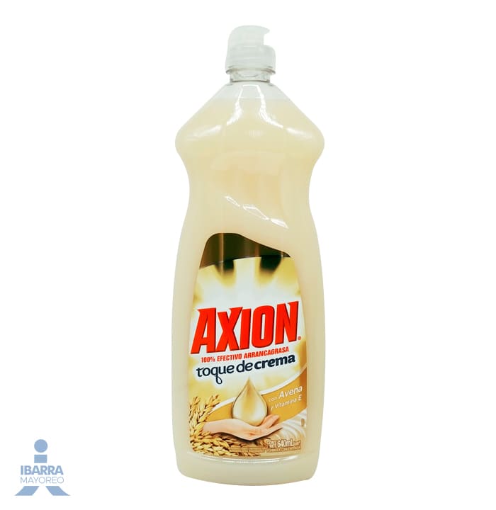 detergente axion liquido con avena 640 ml | Ibarra Mayoreo