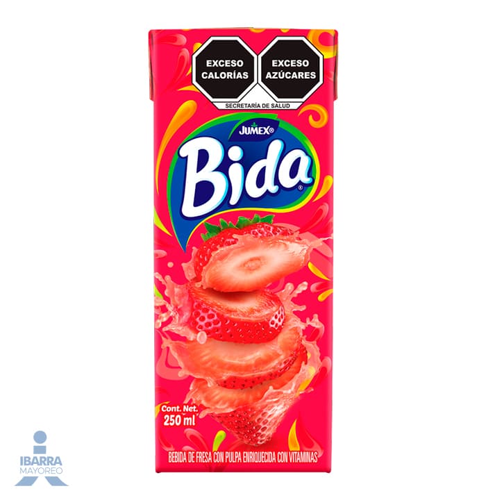 Bebida Jumex Bida Fresa 250 Ml.