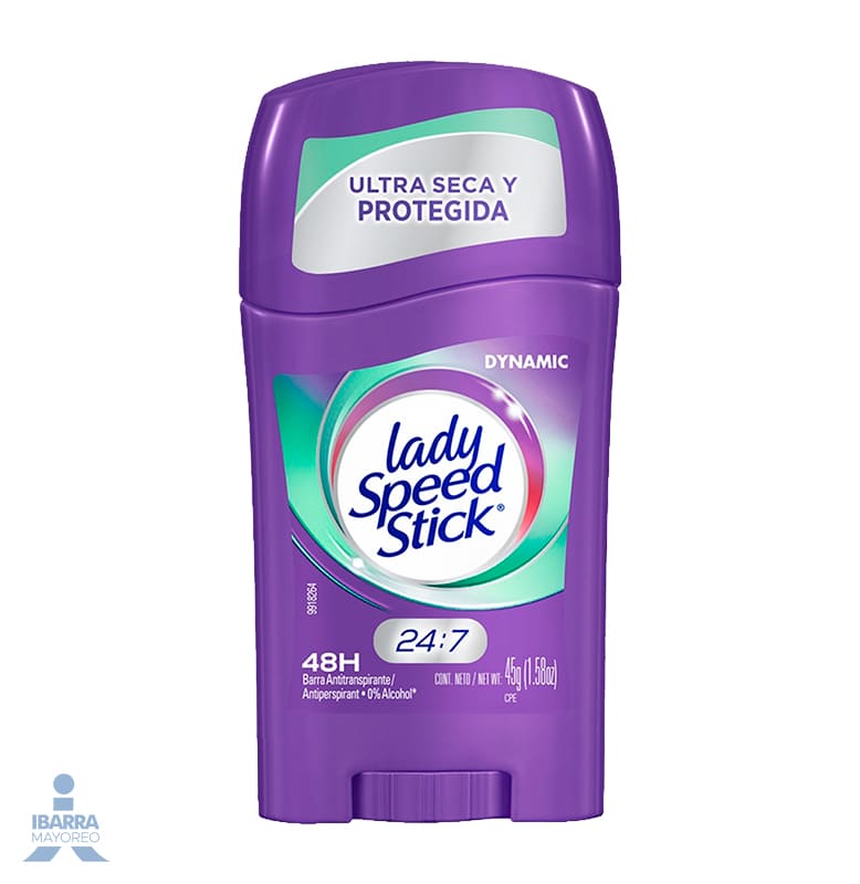 desodorante lady speed stick dynamic 45 g | Ibarra Mayoreo