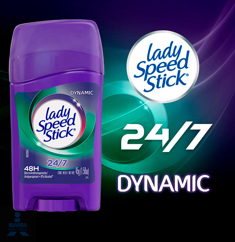desodorante lady speed stick dynamic 45 g | Ibarra Mayoreo