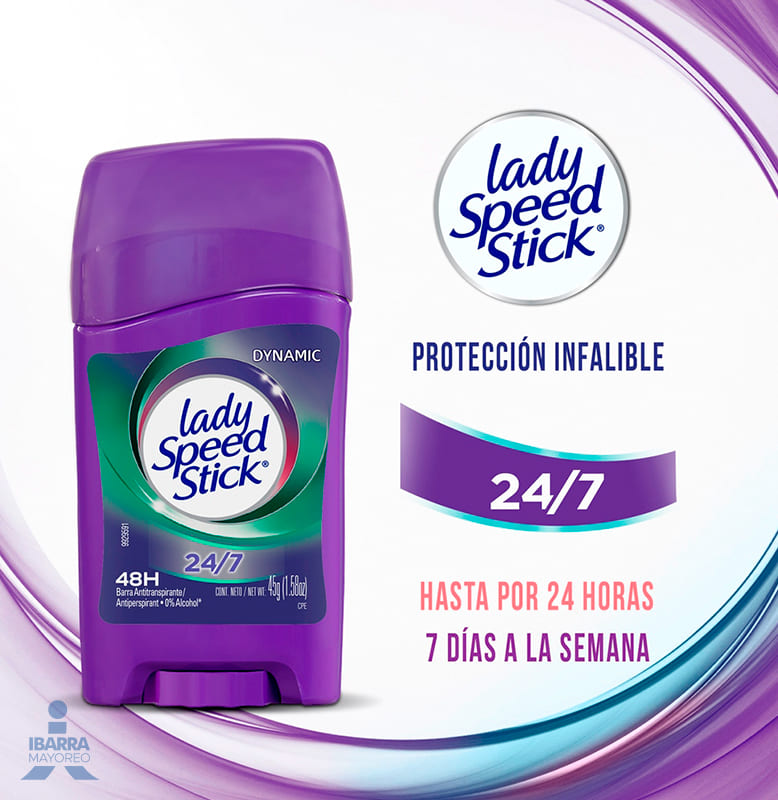 desodorante lady speed stick dynamic 45 g | Ibarra Mayoreo