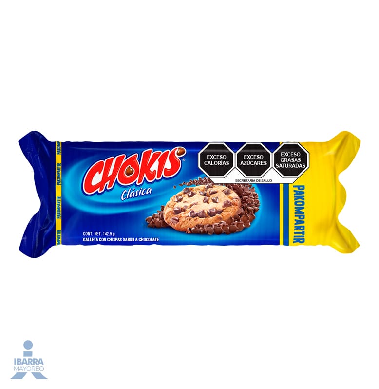 galletas gamesa chokis paketon 142 5 g | Ibarra Mayoreo