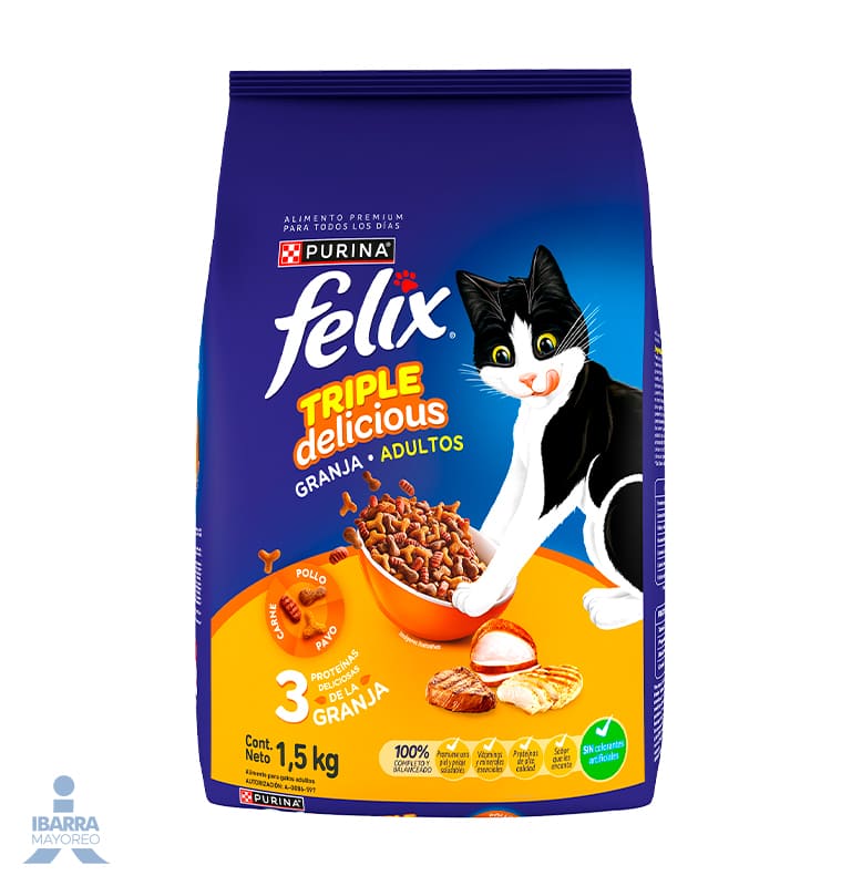 felix triple delicious granja 10 kg | Ibarra Mayoreo