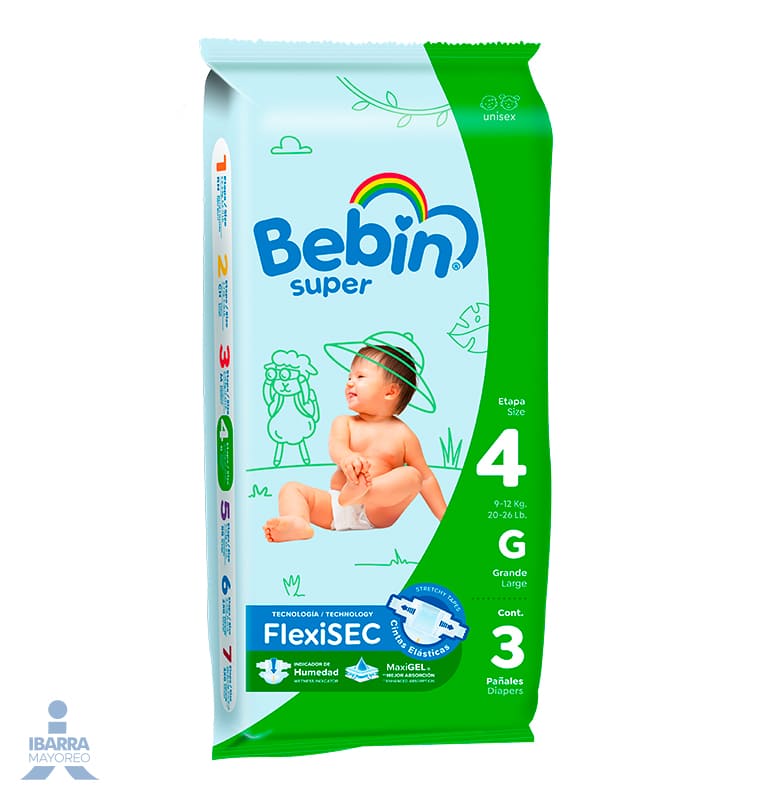 panal bebin super grande 3 pzas | Ibarra Mayoreo