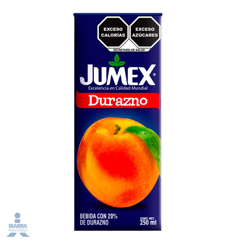 Jugo Néctar Jumex Durazno Mini Brick 250 Ml.