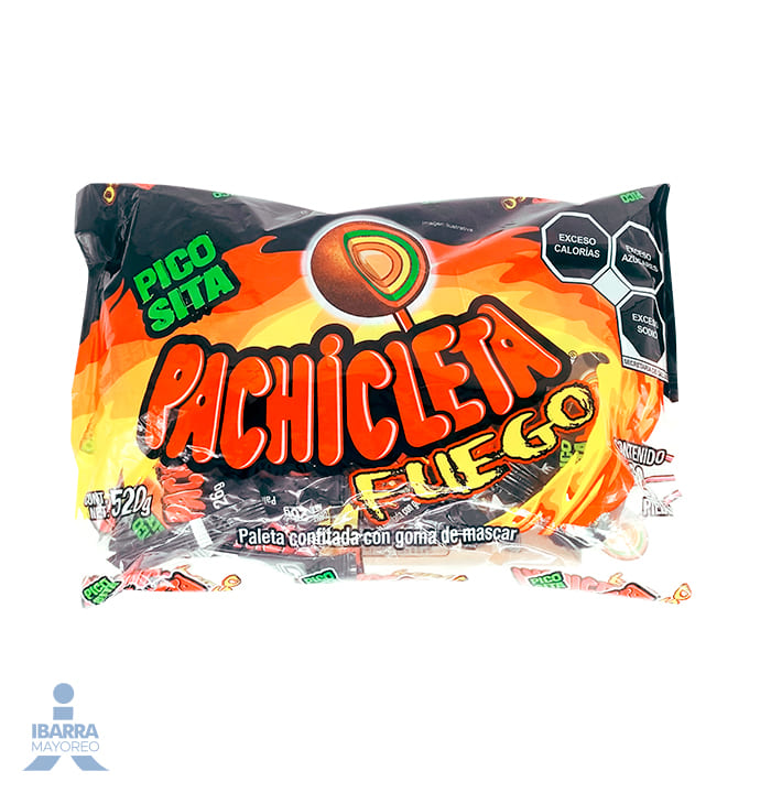 paleta pachicleta fuego 20 pzas | Ibarra Mayoreo