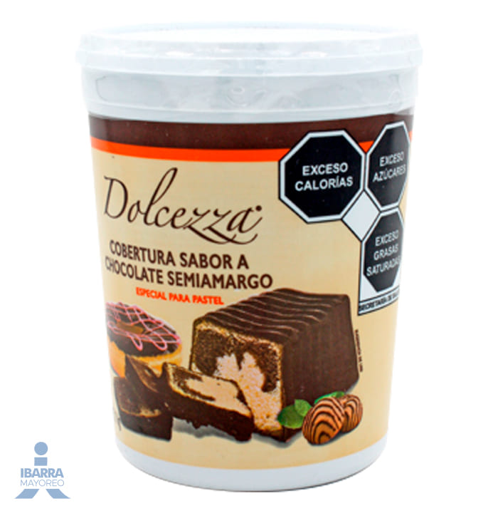 cobertura para pastel dolcezza chocolate 1 kg | Ibarra Mayoreo