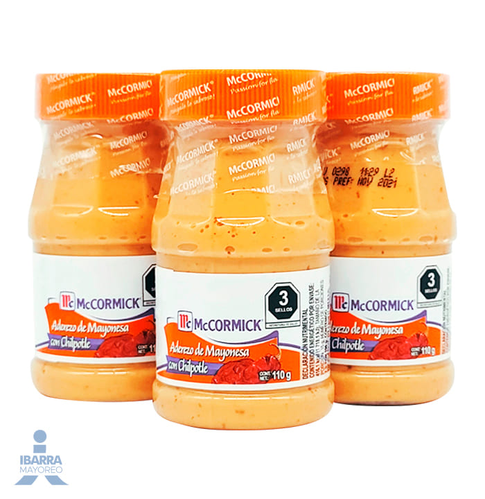 mayonesa mccormick con chipotle 110 g | Ibarra Mayoreo