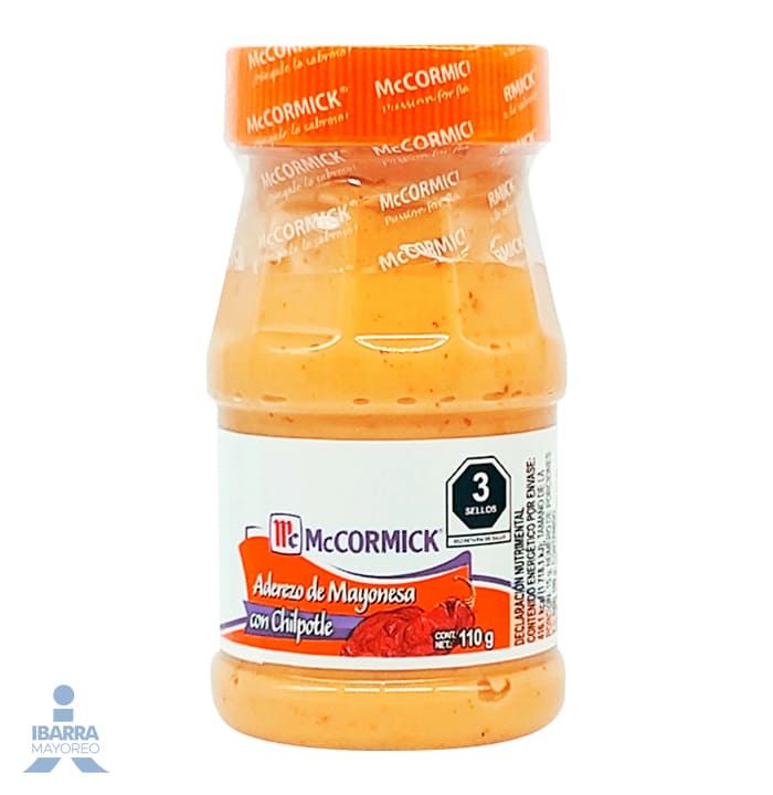 mayonesa mccormick con chipotle 110 g | Ibarra Mayoreo