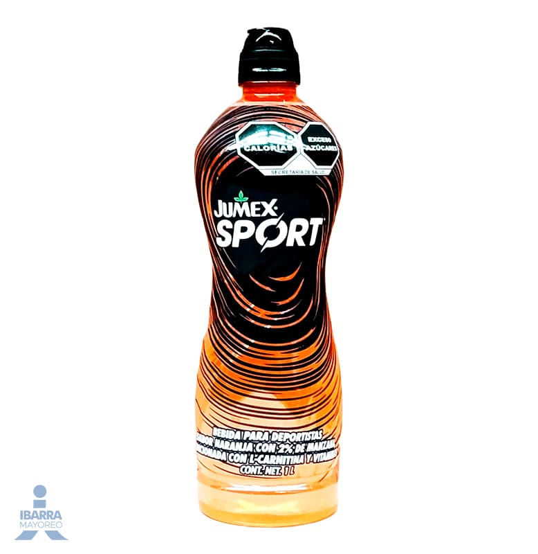 Bebida Jumex Sport Naranja Tapa Plana Nuevo 1 L Ibarra Mayoreo 