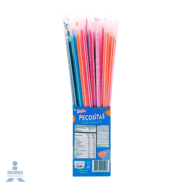 dulce pecositas ricolino 40 pzas | Ibarra Mayoreo