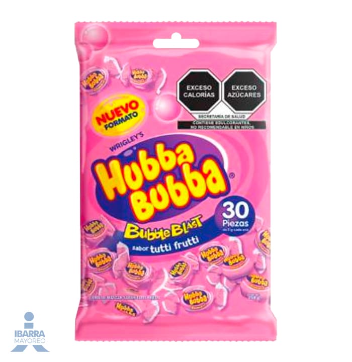 chicle wrigleys hubba bubba original 30 pzas | Ibarra Mayoreo