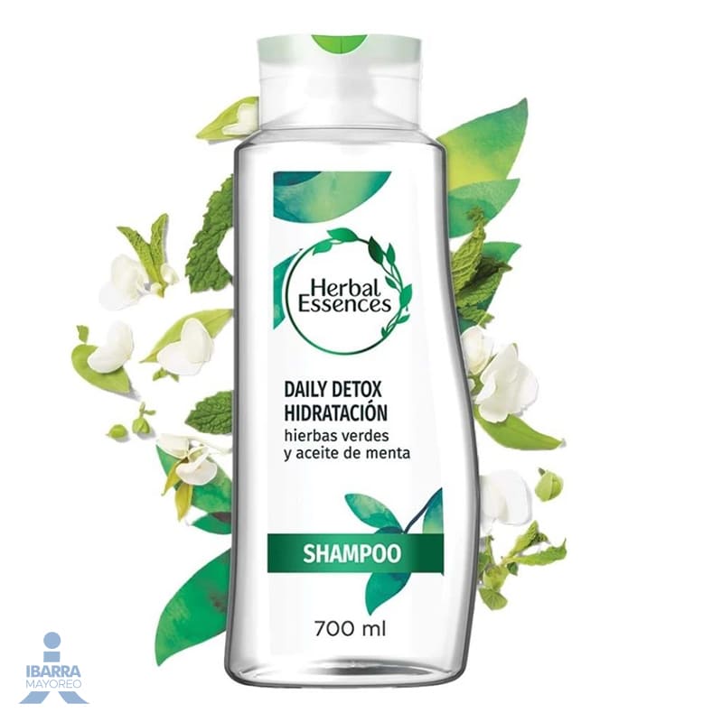 shampoo herbal essences hierbas verdes y menta 700 ml | Ibarra Mayoreo