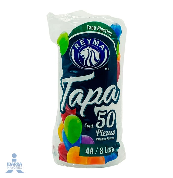 tapa plastico reyma tp4a8 50 pzas | Ibarra Mayoreo