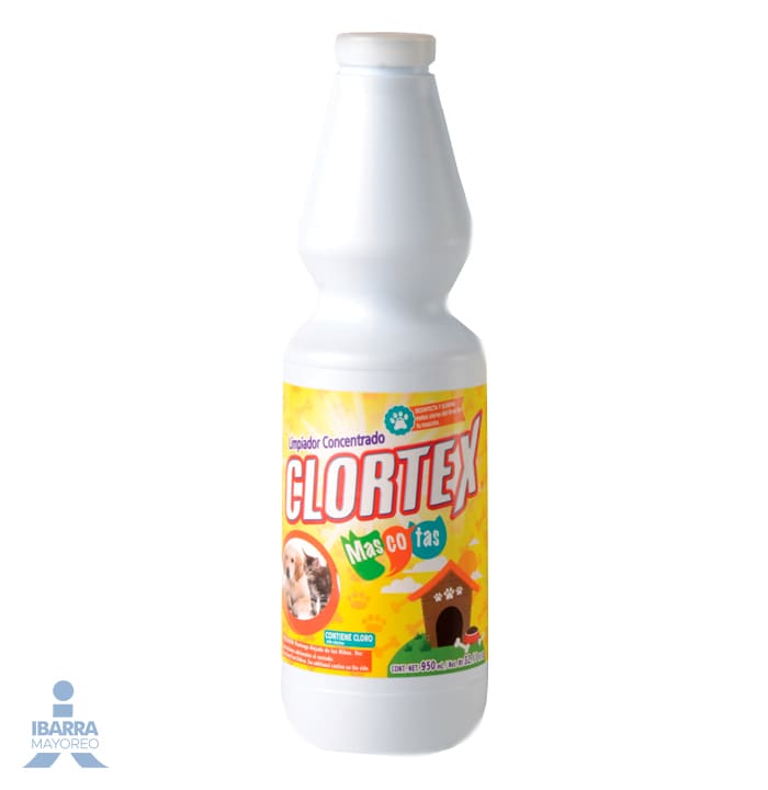 blanqueador clortex mascotas 950 ml | Ibarra Mayoreo