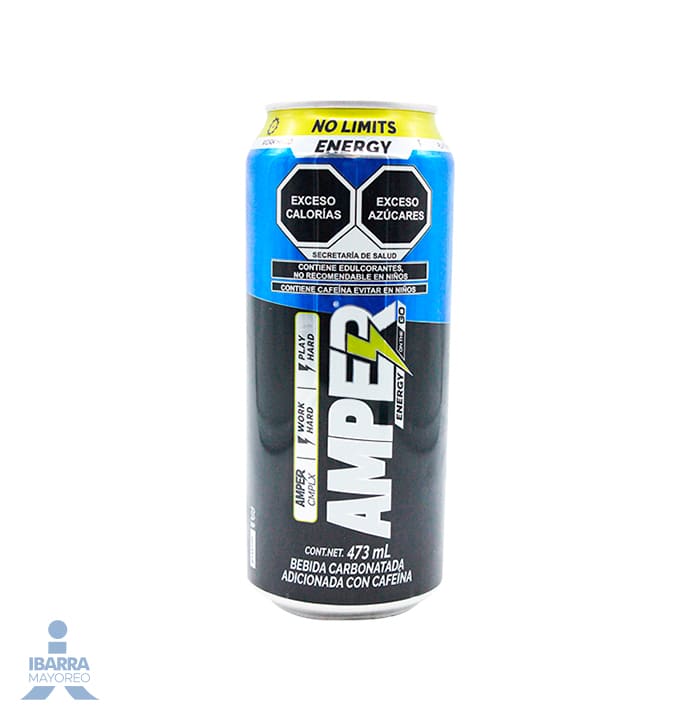 bebida amper energy 473 ml | Ibarra Mayoreo