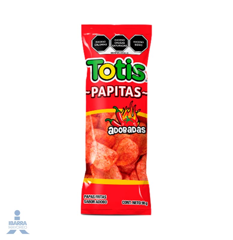 frituras totis paps adobadas 90 g | Ibarra Mayoreo