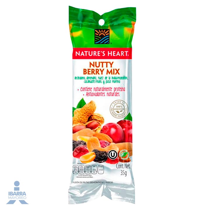 natures heart nutty berry mix 35 g | Ibarra Mayoreo