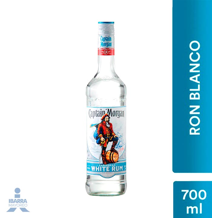 ron captain morgan white 700 ml | Ibarra Mayoreo