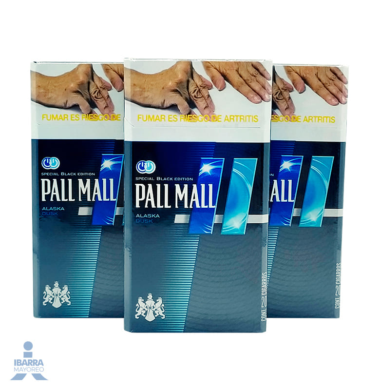 CIGARROS PALL MALL ALASKA DUSK 20S 1 CAJETILLA | Ibarra Mayoreo