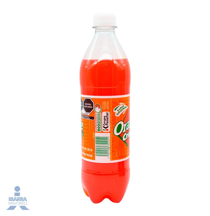 refresco orange crush original pet 600 ml | Ibarra Mayoreo