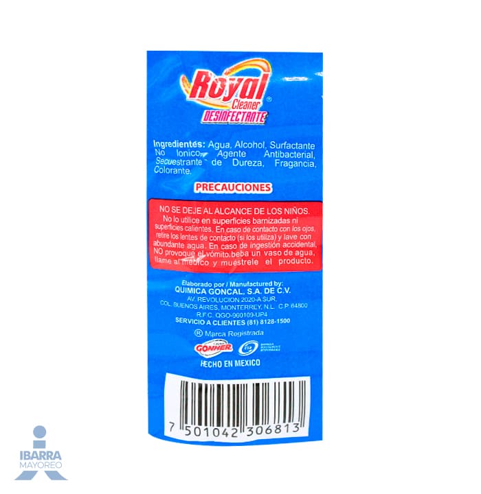 desinfectante royal cleaner 5 l | Ibarra Mayoreo