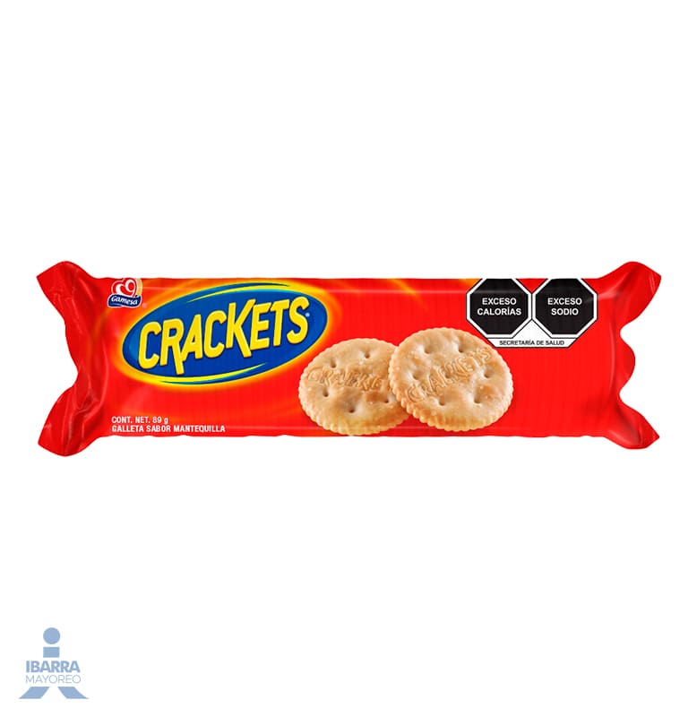 galletas gamesa crackets 89 g | Ibarra Mayoreo