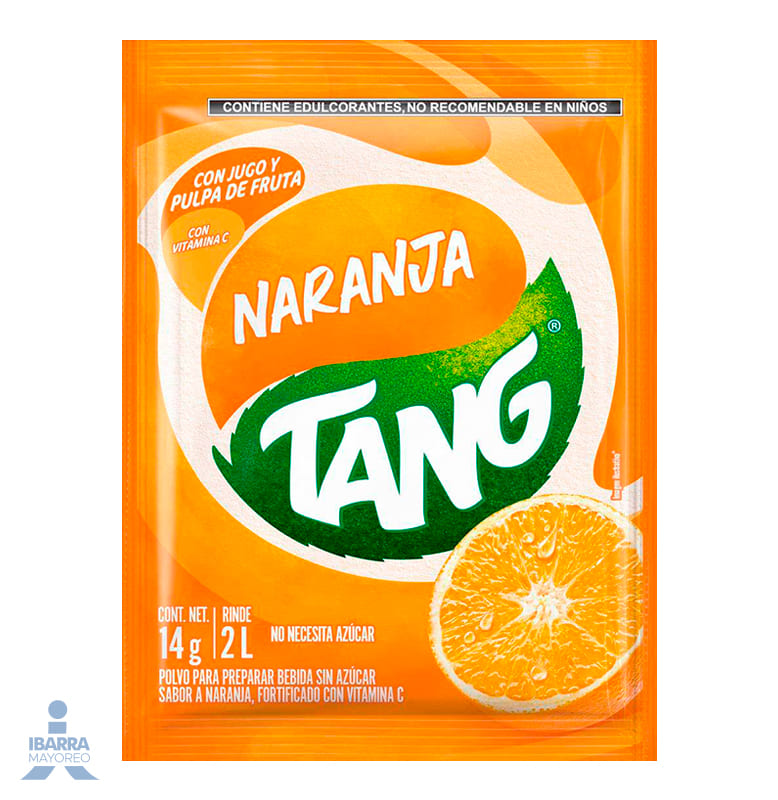 refresco tang naranja 14 g | Ibarra Mayoreo