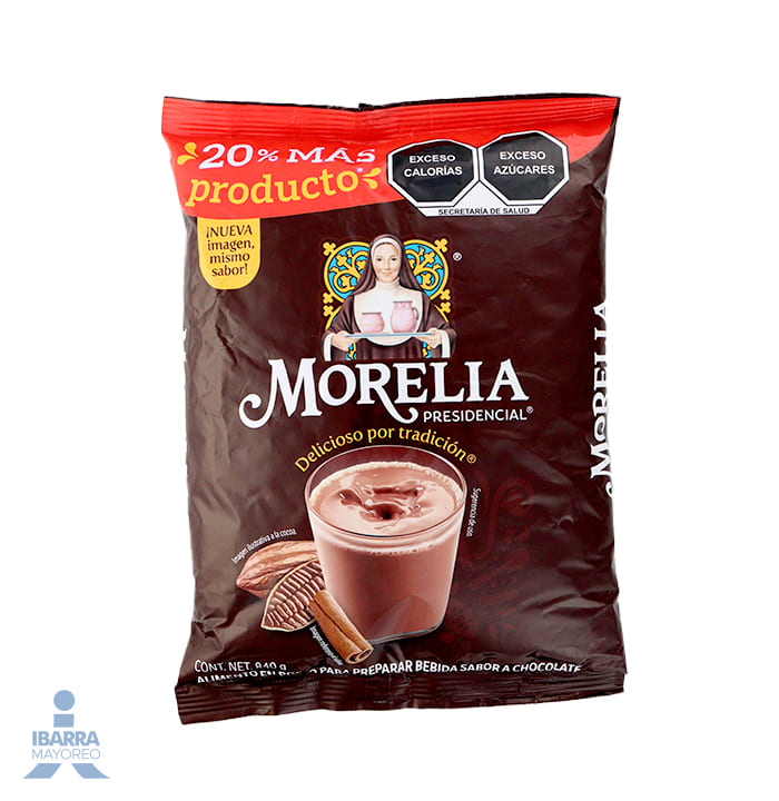 chocolate morelia polvo 840 g | Ibarra Mayoreo