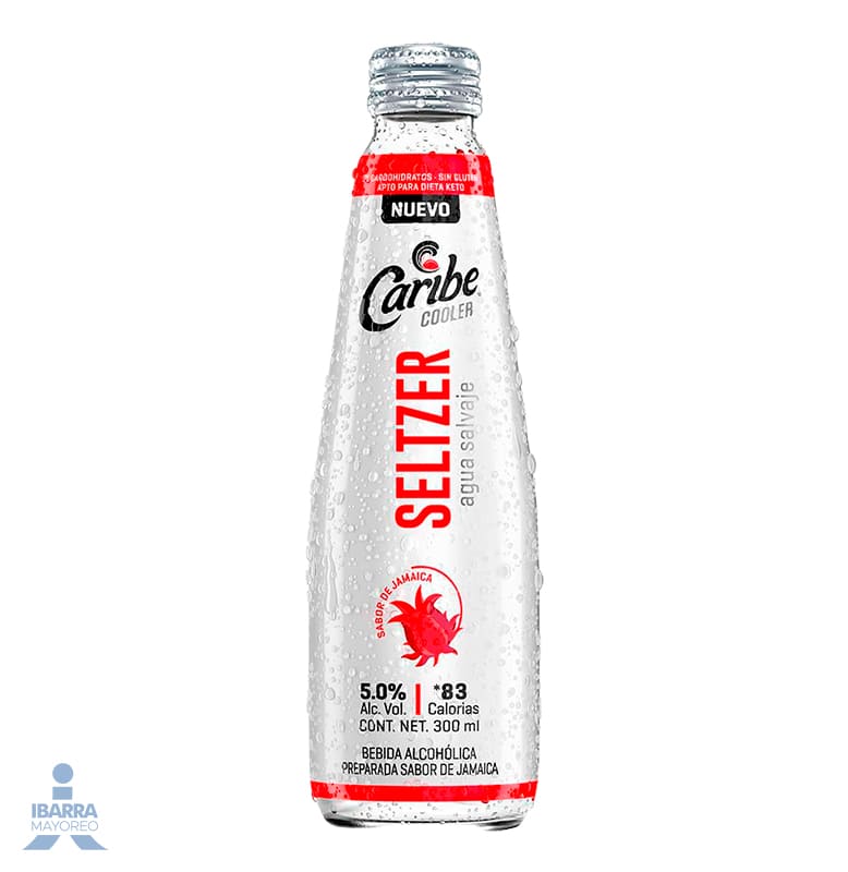 caribe cooler seltzer jamaica 300 ml | Ibarra Mayoreo