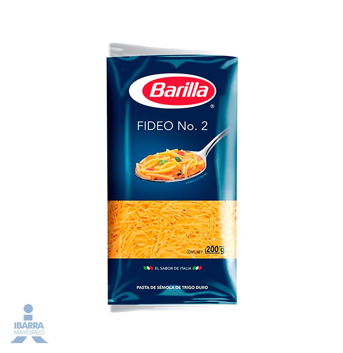 pasta barilla fideo no 2 200 g | Ibarra Mayoreo