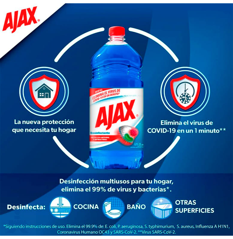 limpiador ajax desinfectante 1 l | Ibarra Mayoreo limpiador ajax desinfectante 1 l | Ibarra Mayoreo