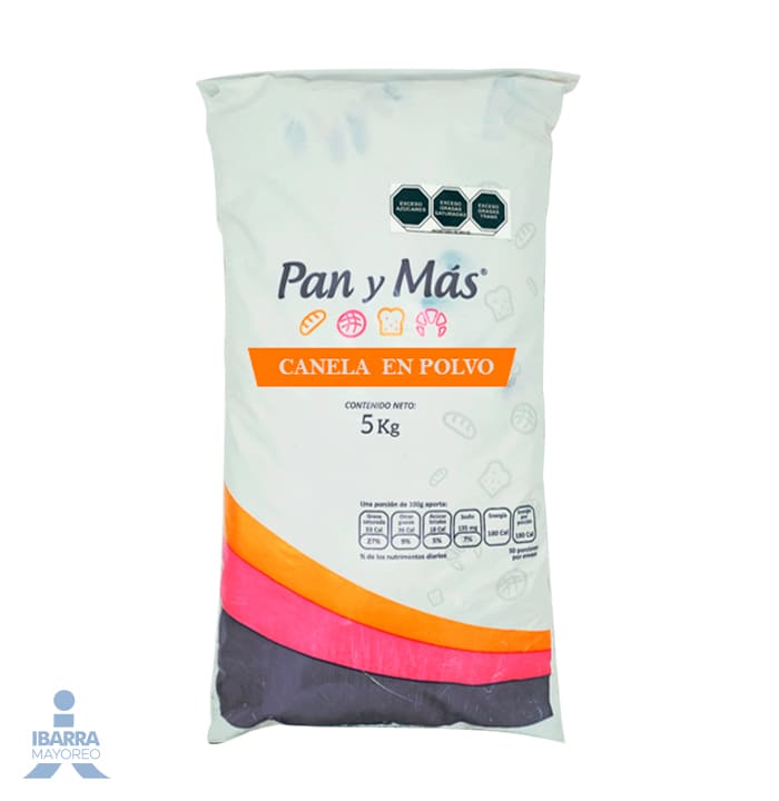 sustituto de canela pan y mas en polvo 5 kg | Ibarra Mayoreo