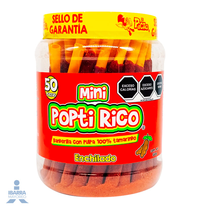 banderilla picao popti rico tamarindo mini 50 pzas | Ibarra Mayoreo