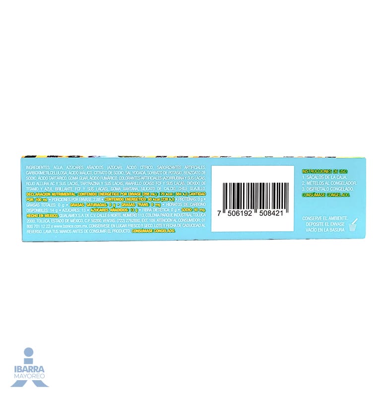 bon ice doble aci-dulce 4 pzas | Ibarra Mayoreo