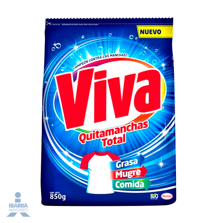 detergente viva regular 850 g | Ibarra Mayoreo
