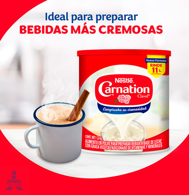 leche carnation polvo lata 1 3 kg | Ibarra Mayoreo