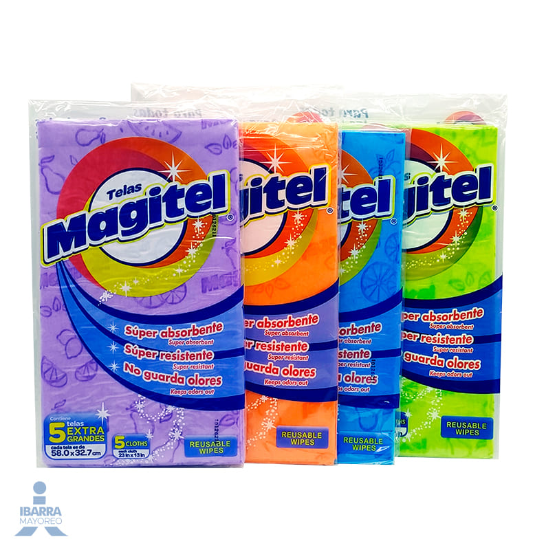 tela multiusos magitel 5 pzas | Ibarra Mayoreo